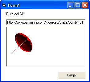 Visualizar Gif en un control web